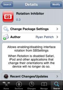 Rotation Inhibitor: SBSettings Toggle Allows you to Disable Accelerometer - iPhone Hacks | #1 ...