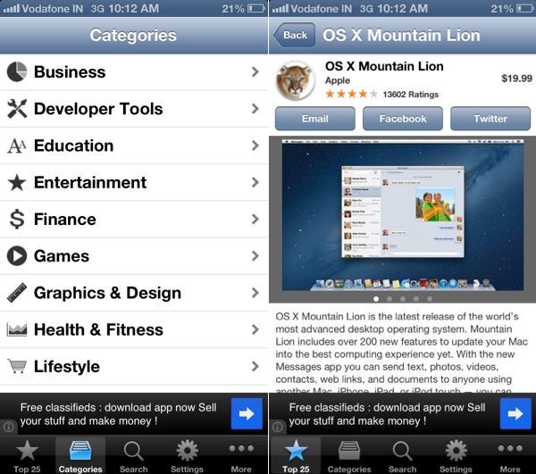 How to Preview Info of Mac App Store Apps on your iPhone or iPad ...