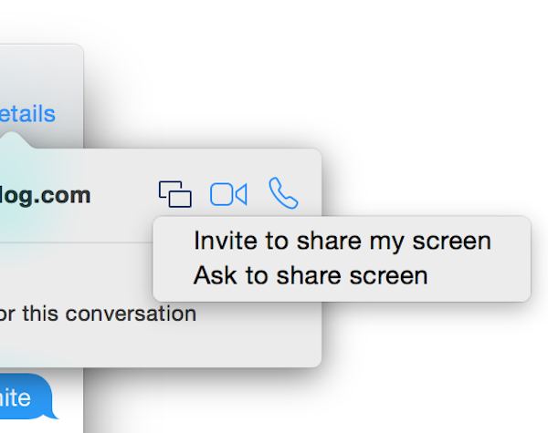iMessage screen sharing gets the green light in newest OS X Yosemite ...