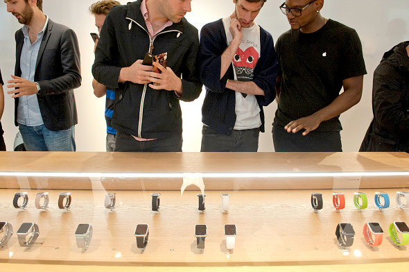 The Apple Watch will be available to buy at some boutiques beginning on ...