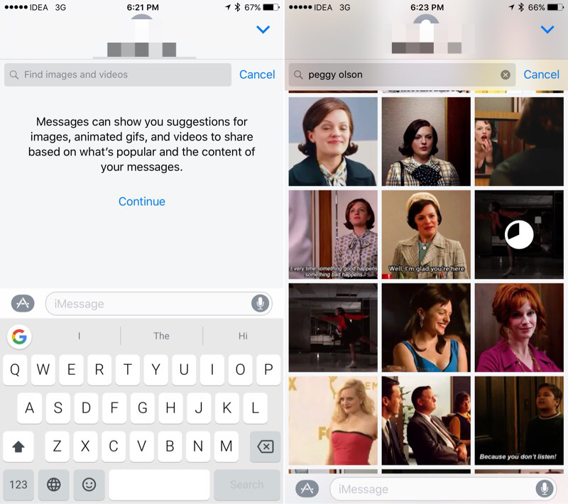 How To Send GIFs in Messages App in iOS 10 - iPhone Hacks | #1 iPhone ...