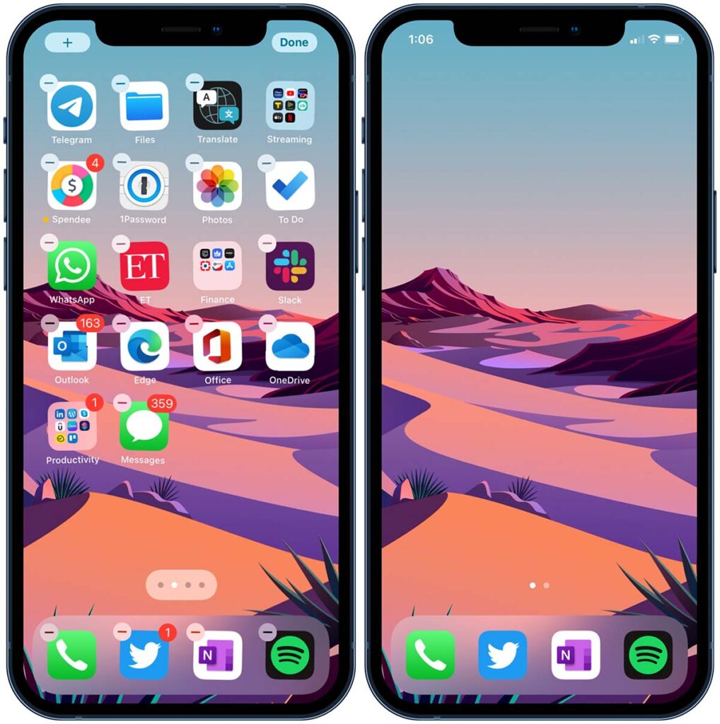 How To Create An Empty Or Blank Home Screen On Iphone In Ios 15 4 1 How To Create An Empty Or Blank Home Screen On Iphone In Ios 15 4 1